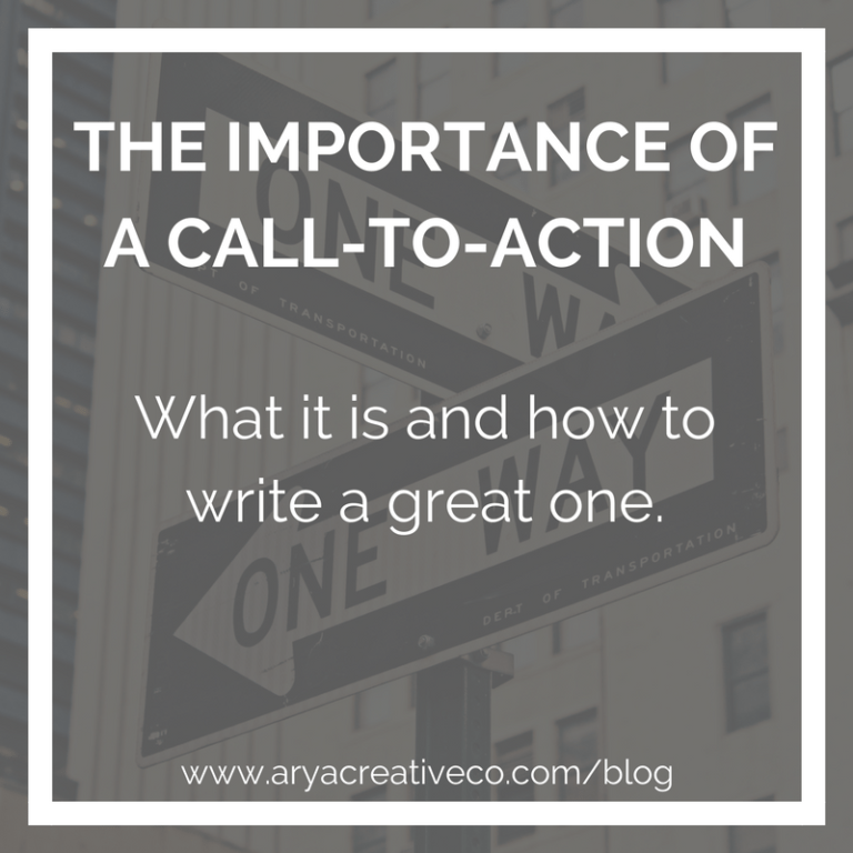 The Importance of a Call-To-Action